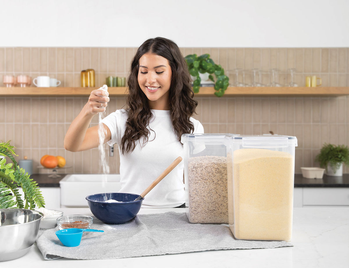 Extra Large Food Storage Containers with Lids Airtight (6.5L|220 Oz|Se ...