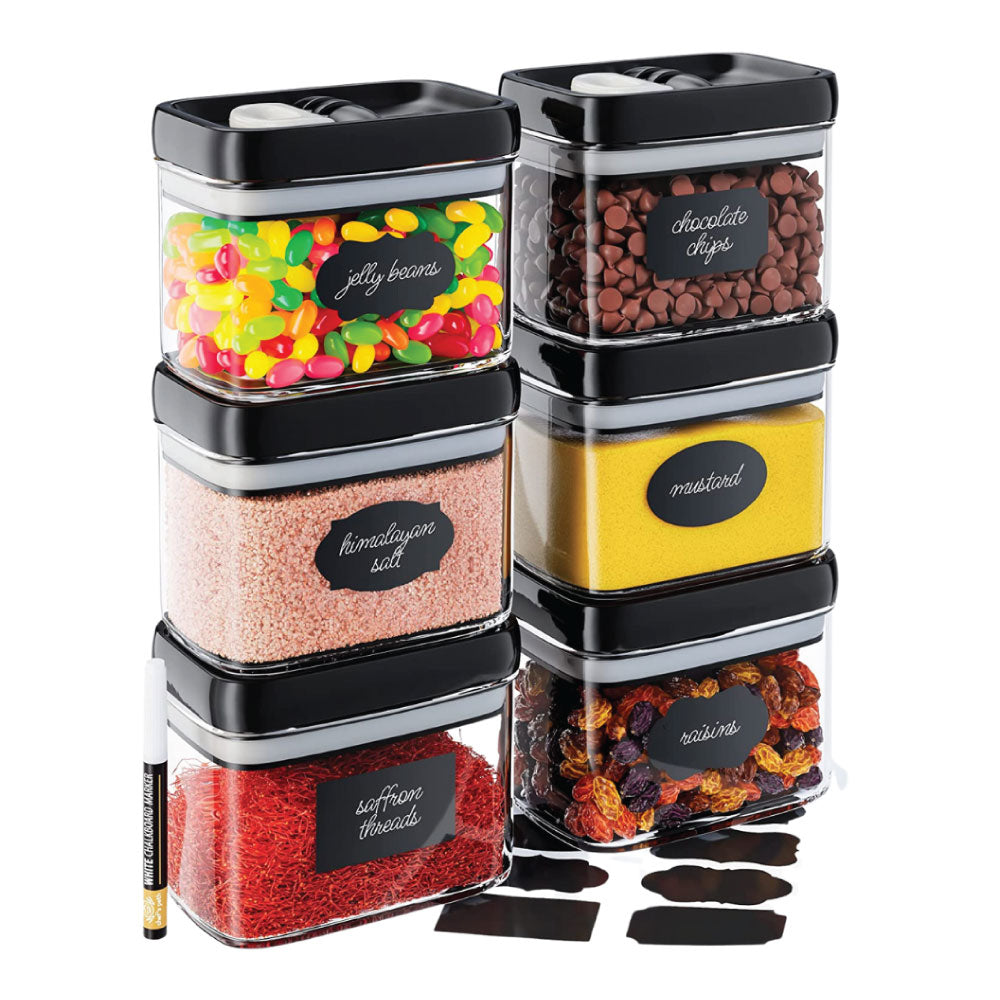 Chef's Path Airtight Food Storage Containers 1L (Set of 6) for Kitchen ...